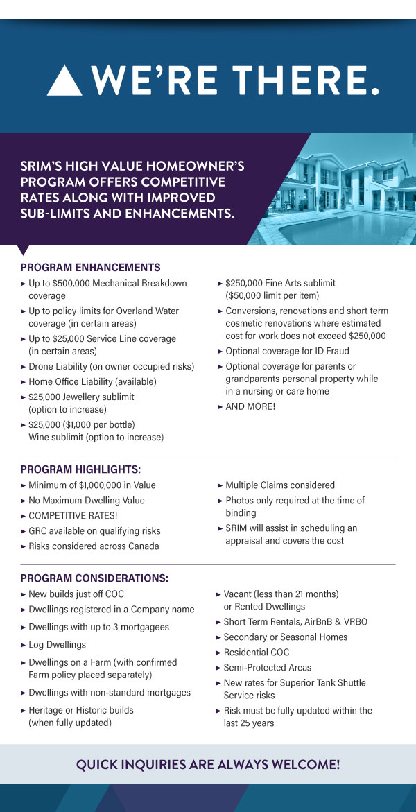 Our High Value Homeowners Program Is Tailored For Your Insured!